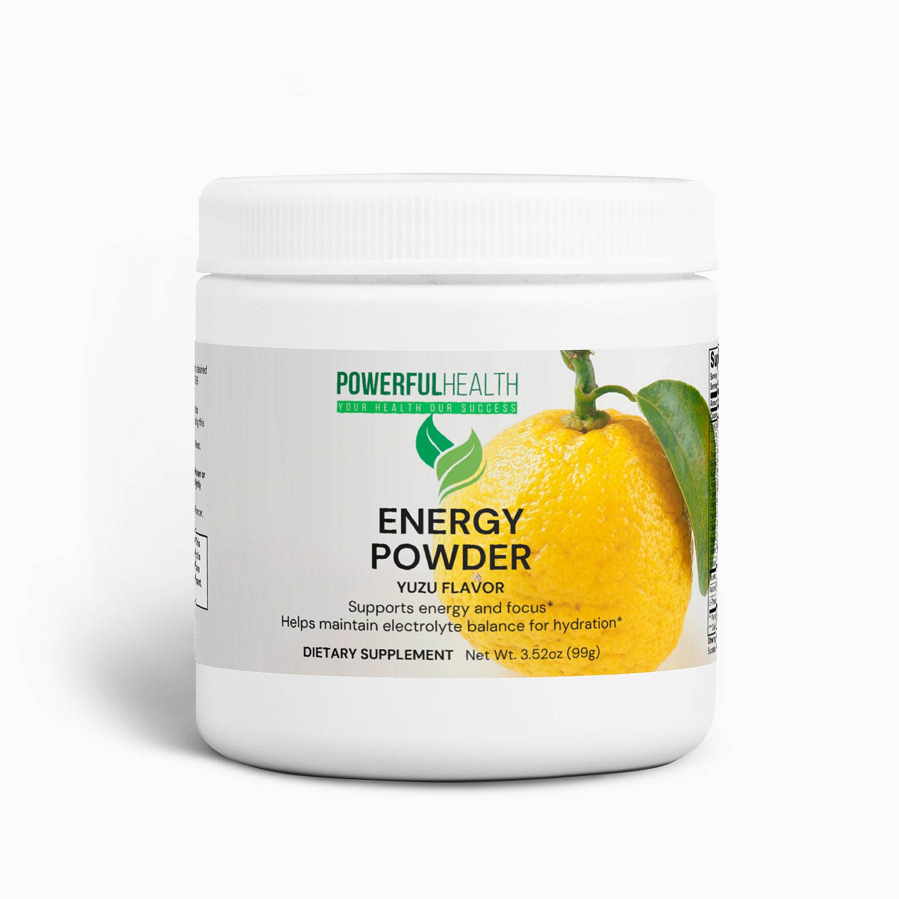 Energy Powder (Yuzu Flavor) – Powerful Health USA